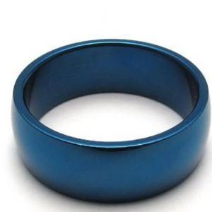 Blue Titanum Steel Ring on Luulla